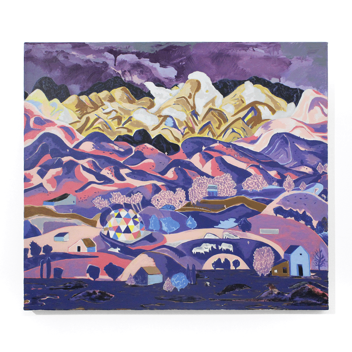 Adrian Jackman - Flood, 2024 - Original Acrylic on Canvas – Boyd-Dunlop ...