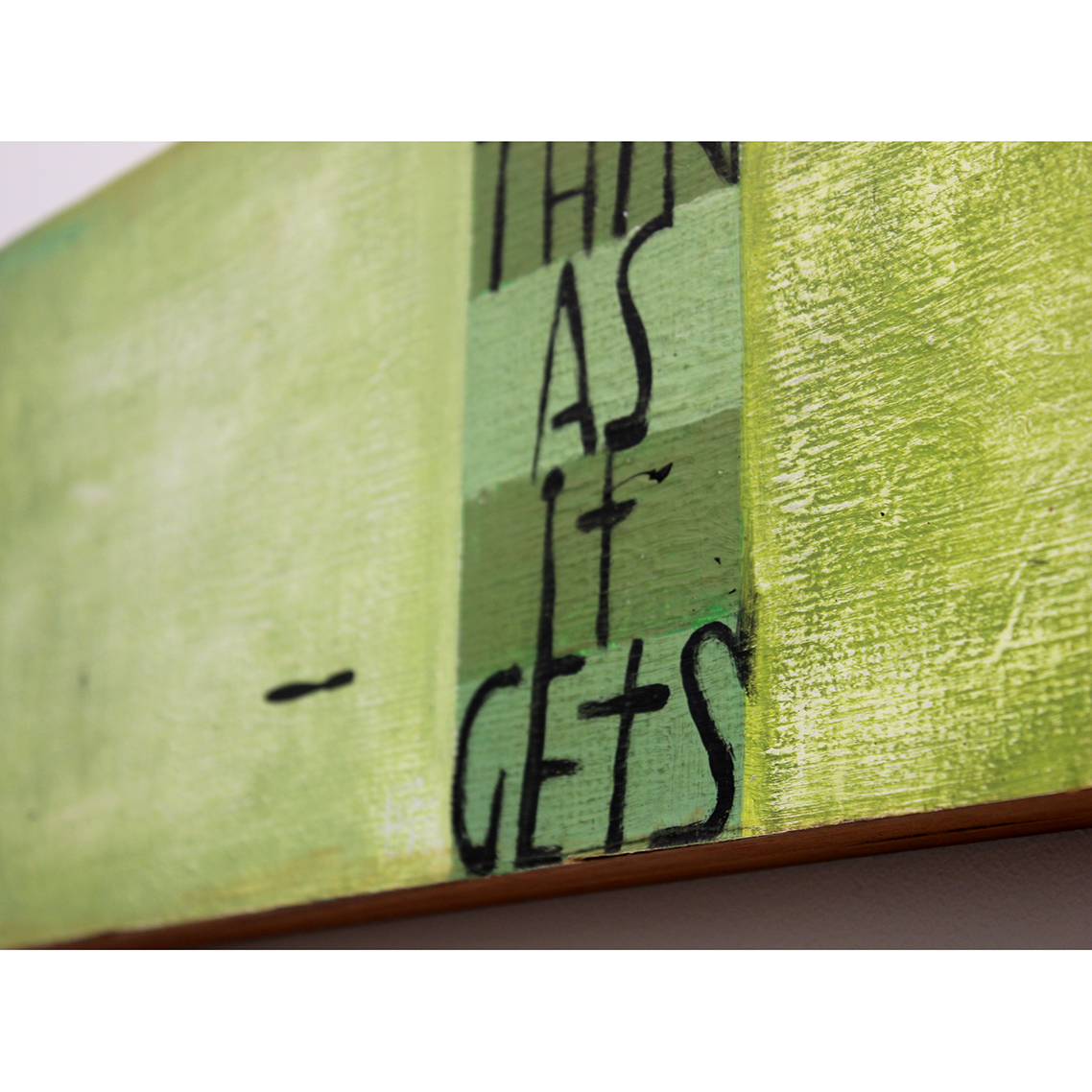 As Thin as it Gets - Fane Flaws - Original Painting – Boyd-Dunlop Gallery