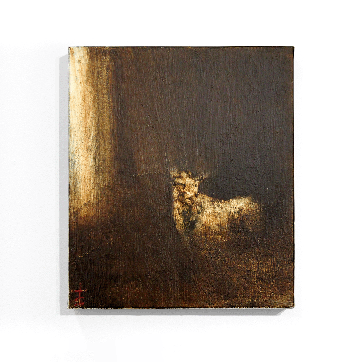 Interior Dog, 2024 - Garth Steeper - Original Oil Painting – Boyd ...