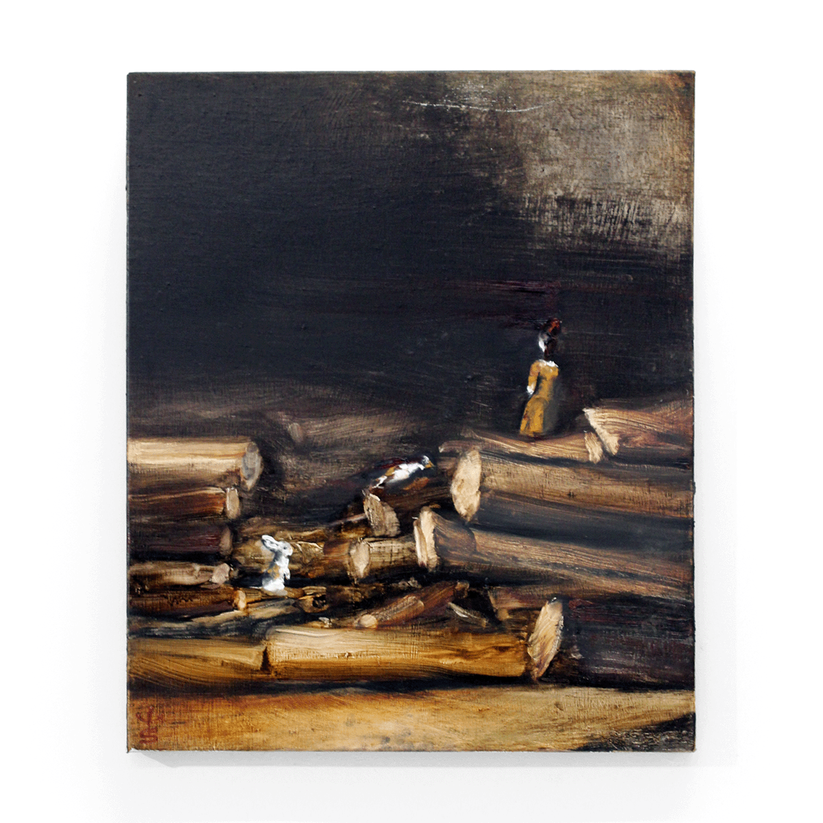 Colonial Forestry Study, 2024 - Garth Steeper - Original Oil Painting ...