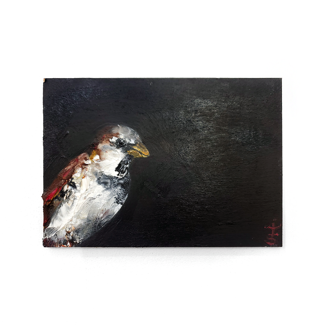 Singular Sparrow, 2024 - Garth Steeper - Original Oil Painting – Boyd ...