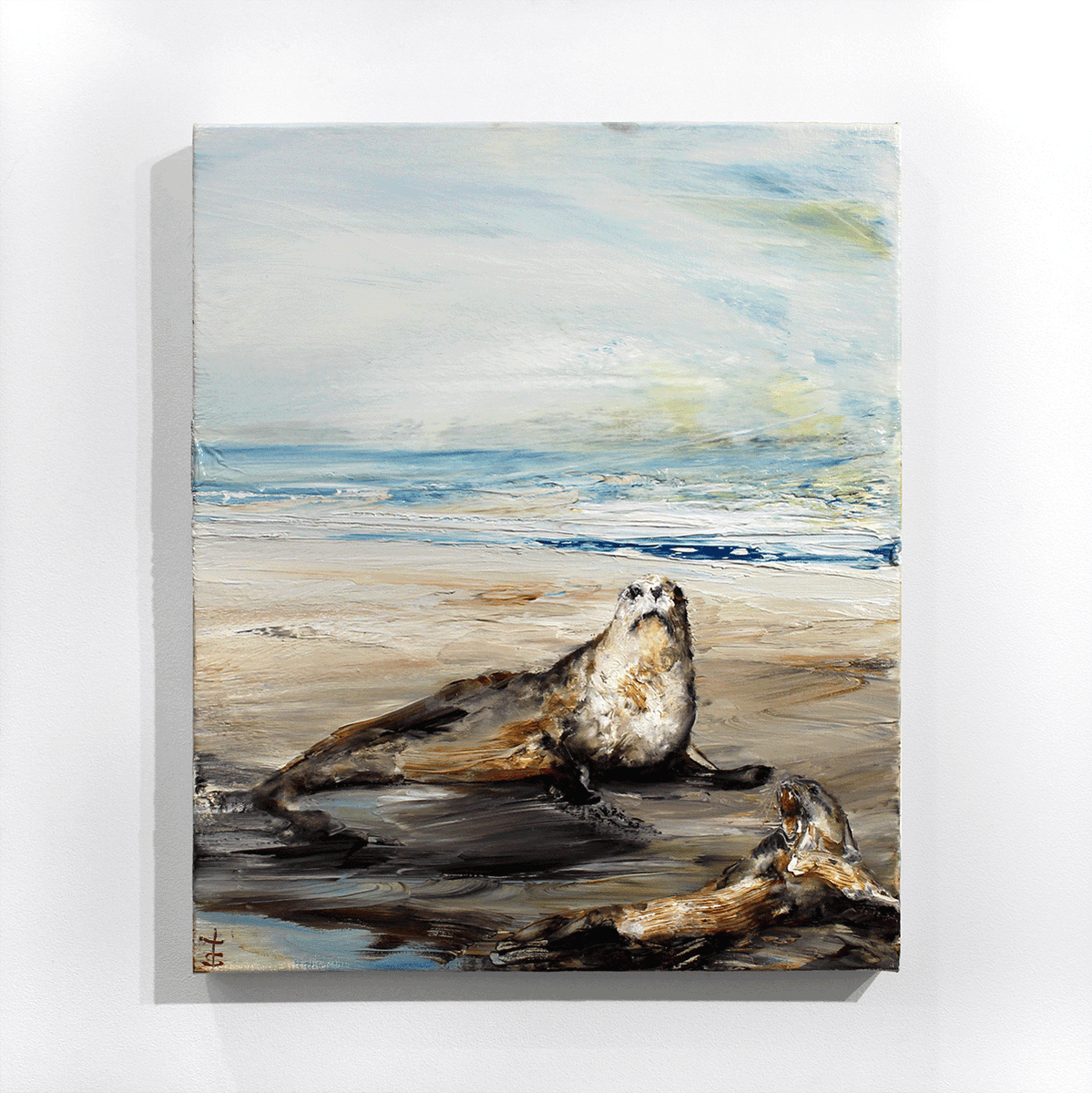 Sealions, 2024 - Garth Steeper - Original Oil Painting – Boyd-Dunlop ...