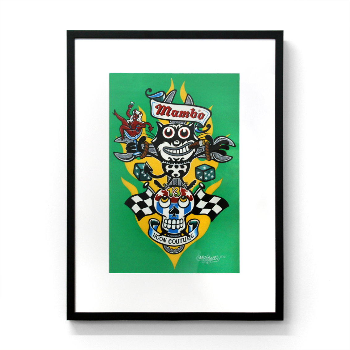 Jim Mitchell - Cat on the Cross, 2002 - Original Poster Art - Boyd ...