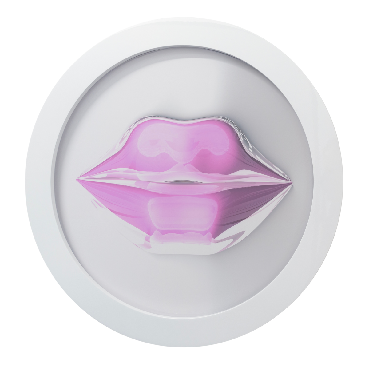 Pink Glass Lips, 2023 - Hye Rim Lee - limited edition - Boyd-Dunlop Gallery