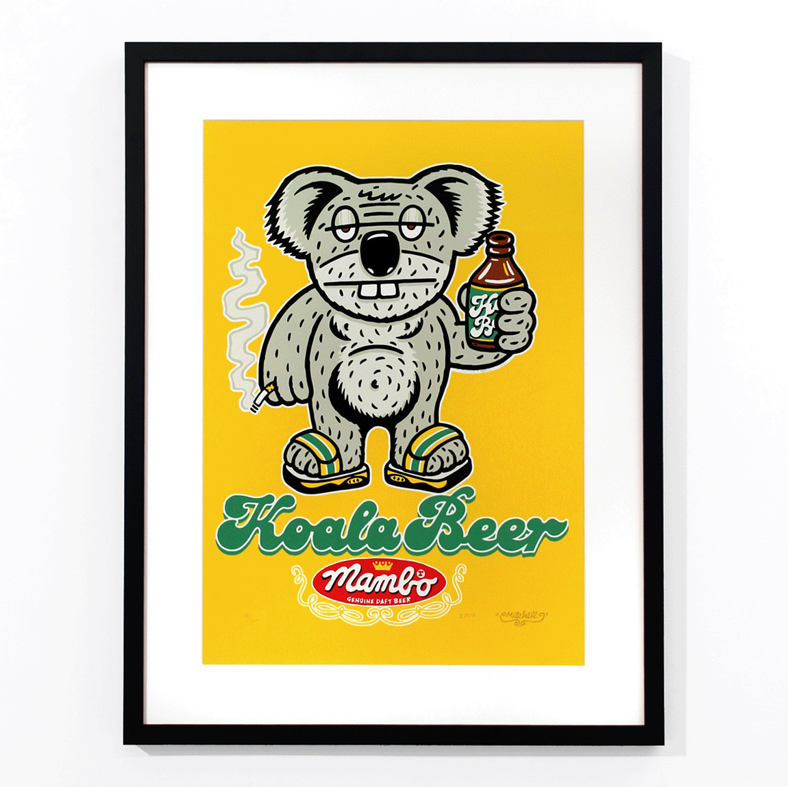 Jim Mitchell - Koala Beer, 2017 - Limited Edition Print - Boyd-Dunlop ...