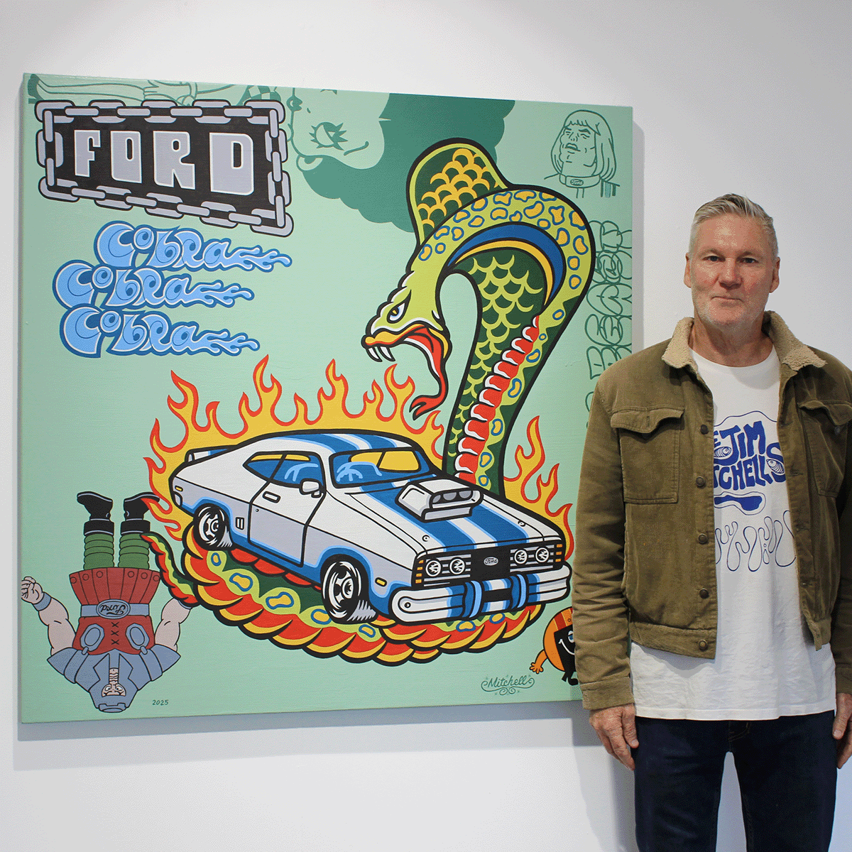 Jim Mitchell - XC Beast, 2025 - Original Art - Boyd-Dunlop Gallery