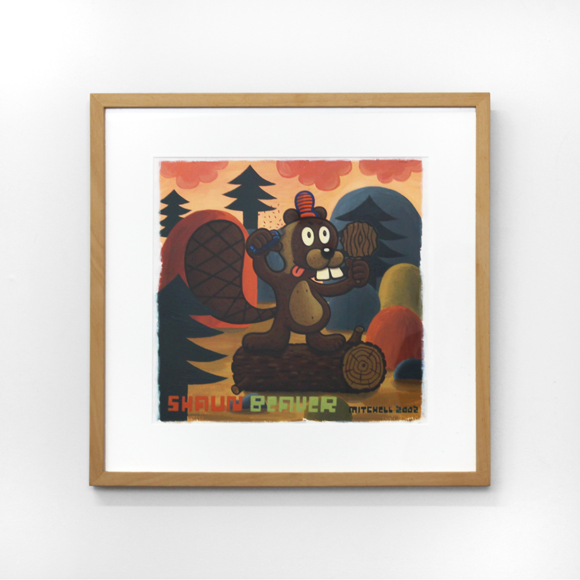 Jim Mitchell - Shaun Beaver, 2002 - Original Poster Art - Boyd-Dunlop ...