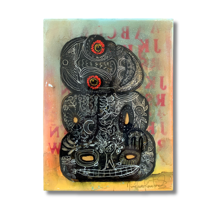 Hei Tiki Celebration 5 - Jimmy James Kouratoras - Original Artwork ...