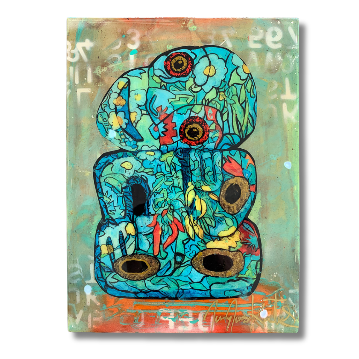 Hei Tiki Celebration 8 - Jimmy James Kouratoras - Original Artwork ...
