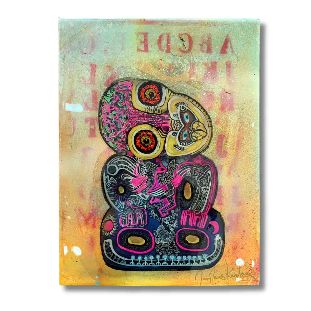 Hei Tiki Celebration 2 - Jimmy James Kouratoras - Original Artwork ...