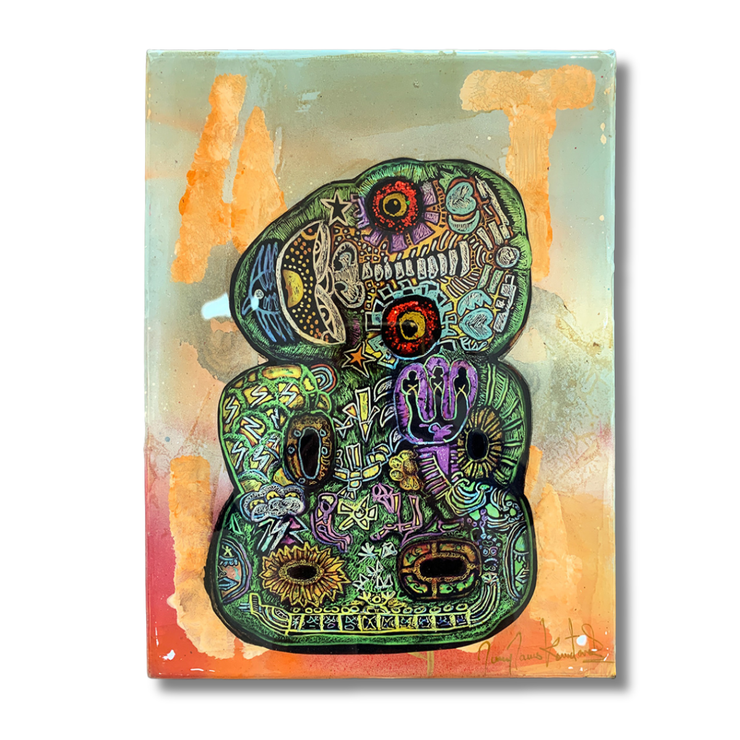 Hei Tiki Celebration 3 - Jimmy James Kouratoras - Original Artwork ...