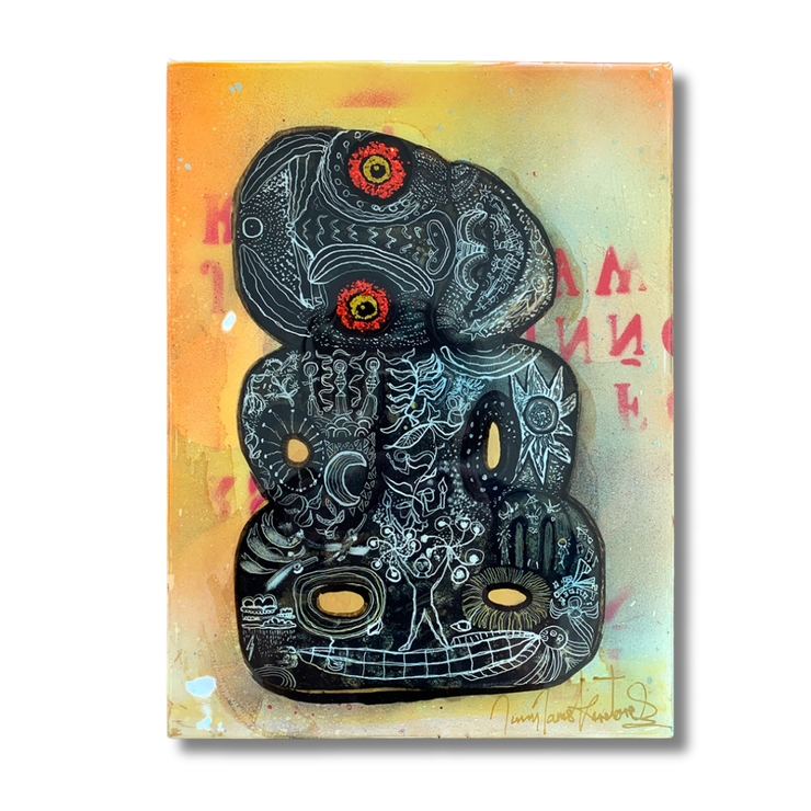 Hei Tiki Celebration 4 - Jimmy James Kouratoras - Original Artwork ...