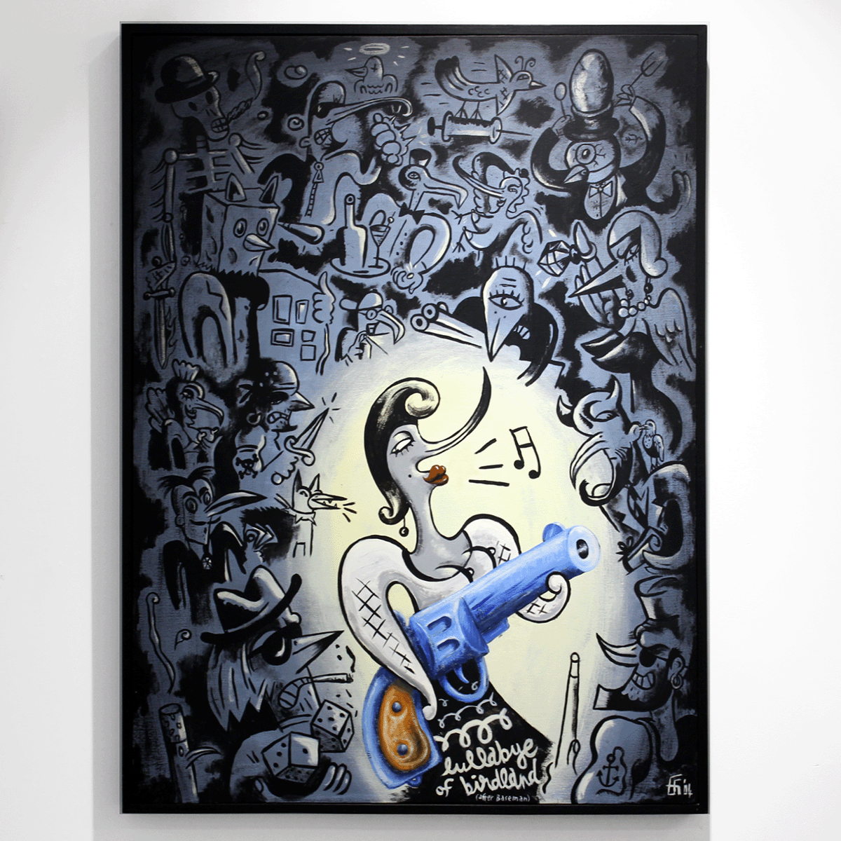 Lullaby of Birdland 2004 - Fane Flaws - Orginal Painting – Boyd-Dunlop ...