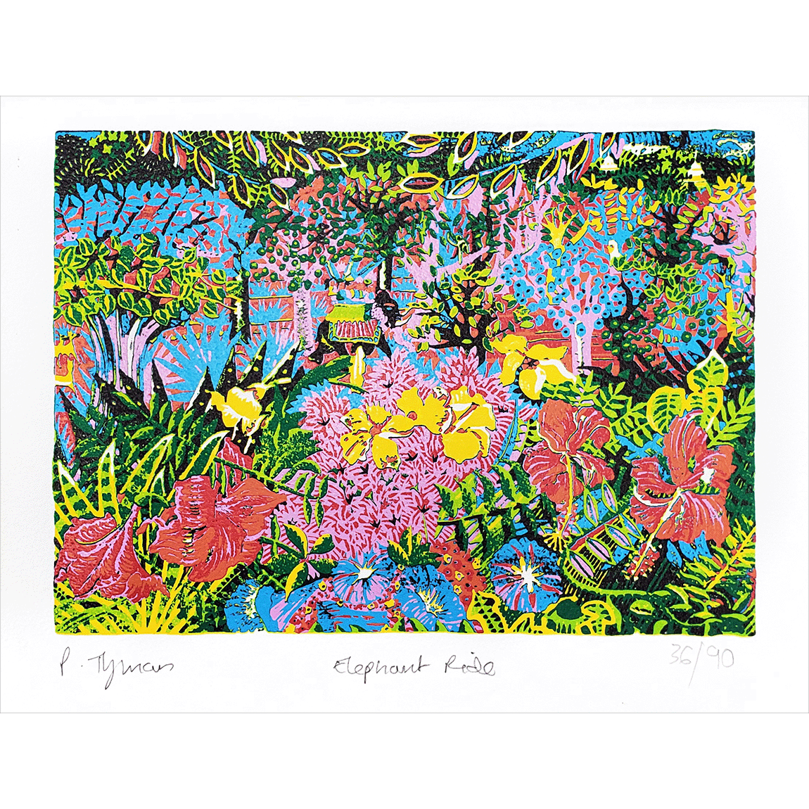 Elephant Ride - Patrick Tyman - Limited Edition Screen Prints – Boyd ...