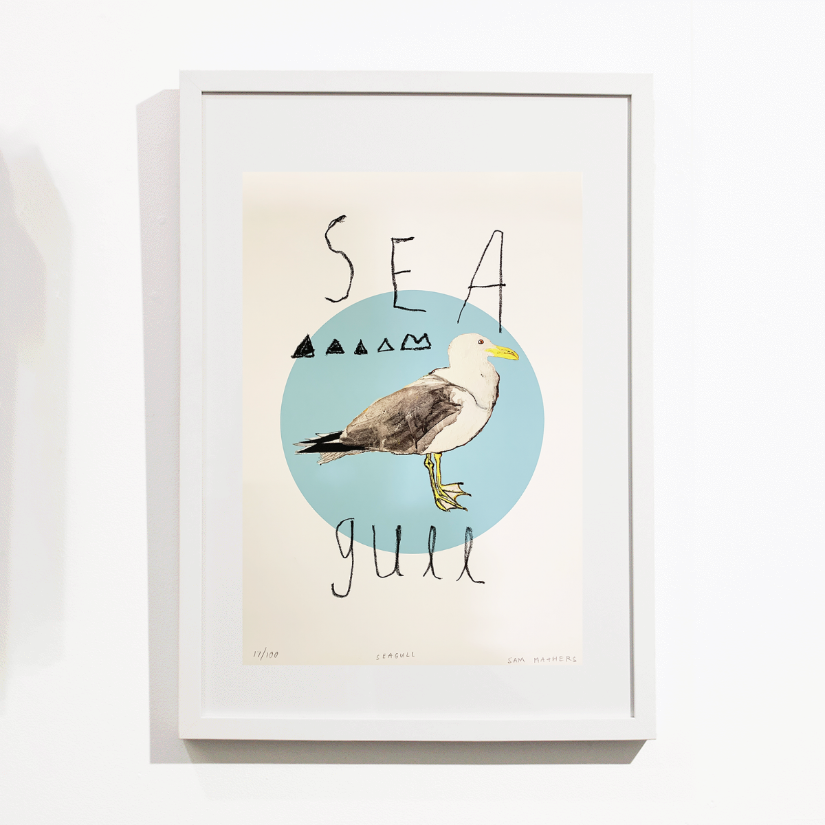 Seagull Sam Mathers Screenprint Boyd-Dunlop Gallery Napier