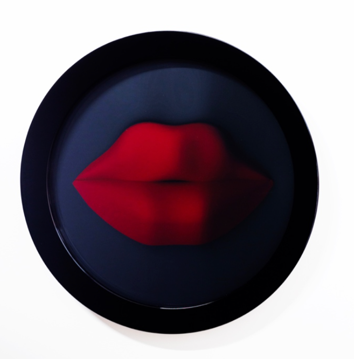Red Velvet Lips, 2023 - Hye Rim Lee - Black Rose - Boyd-Dunlop Gallery