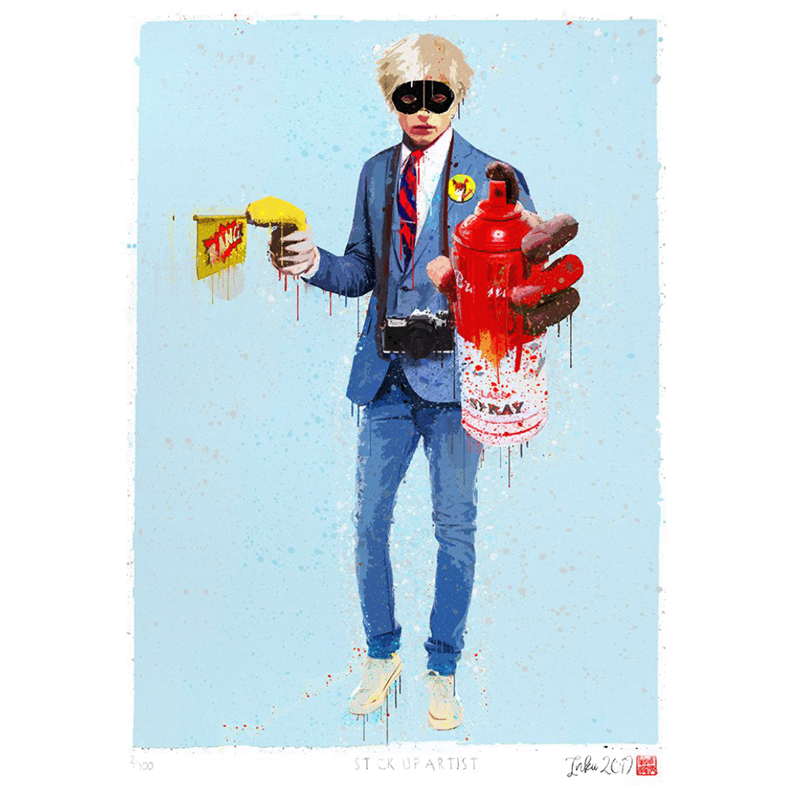 Stick Up Artist - Inkii Originals - Limited Edition Fine Art Prints ...