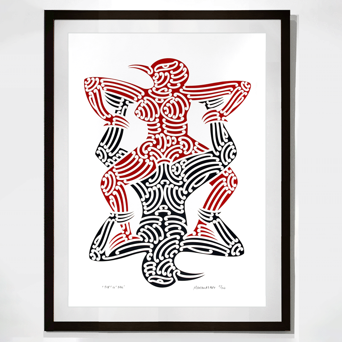 Top'n'Tail - Tristan Marler (Manawa Tapu) - Limited Edition Screenprint ...