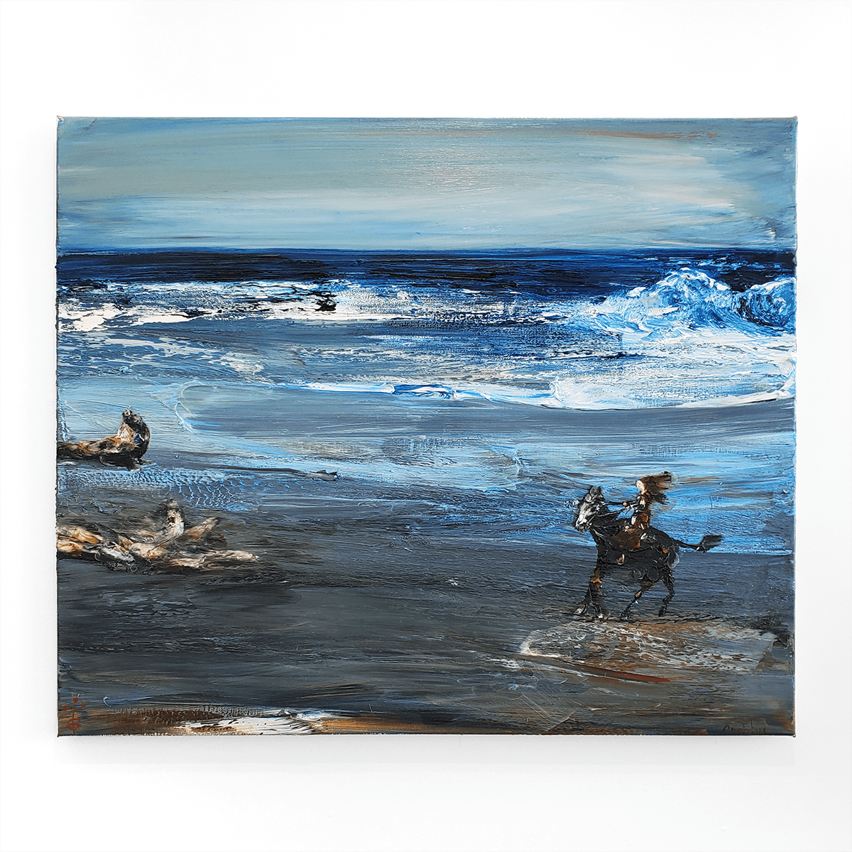 Farewell Spit, 2024 - Garth Steeper - Original Oil Painting – Boyd ...