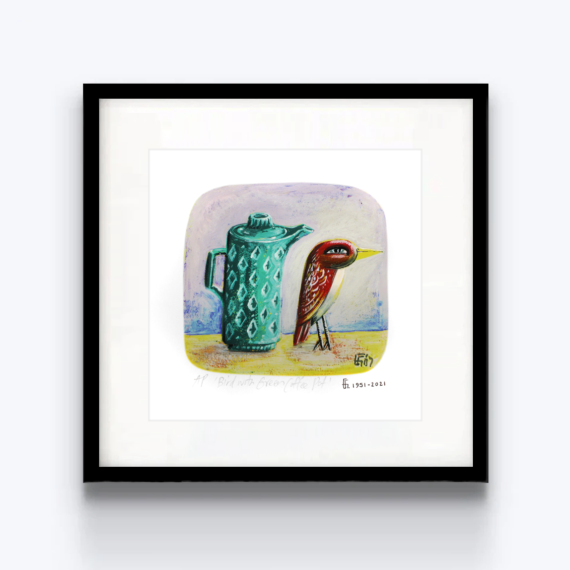 Bird With Coffee Pot - Fane Flaws - Limited Edition Prints – Boyd ...