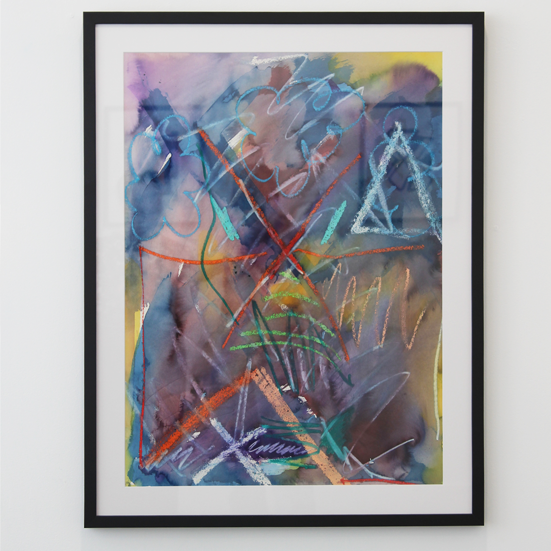 Untitled - Original Allen Maddox - pastel and ink on paper – Boyd ...