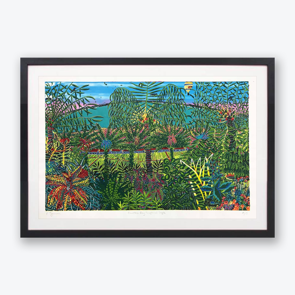 Hawke's Bay Tropical Style - Patrick Tyman - Limited Edition Screen ...