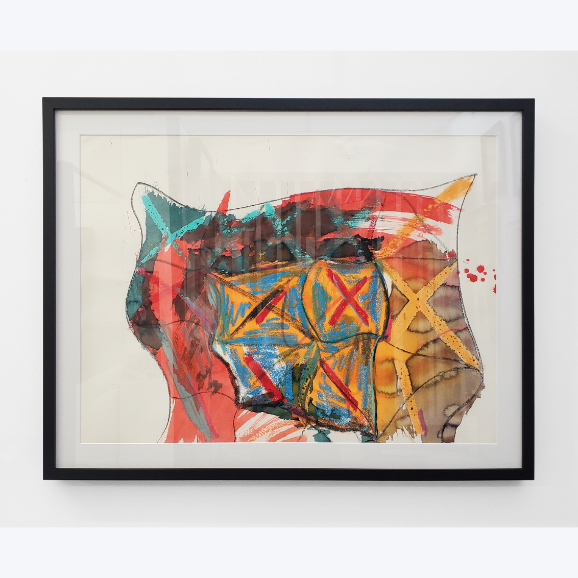 Allen Maddox Original - Untitled - Watercolour and Pastel – Boyd-Dunlop ...