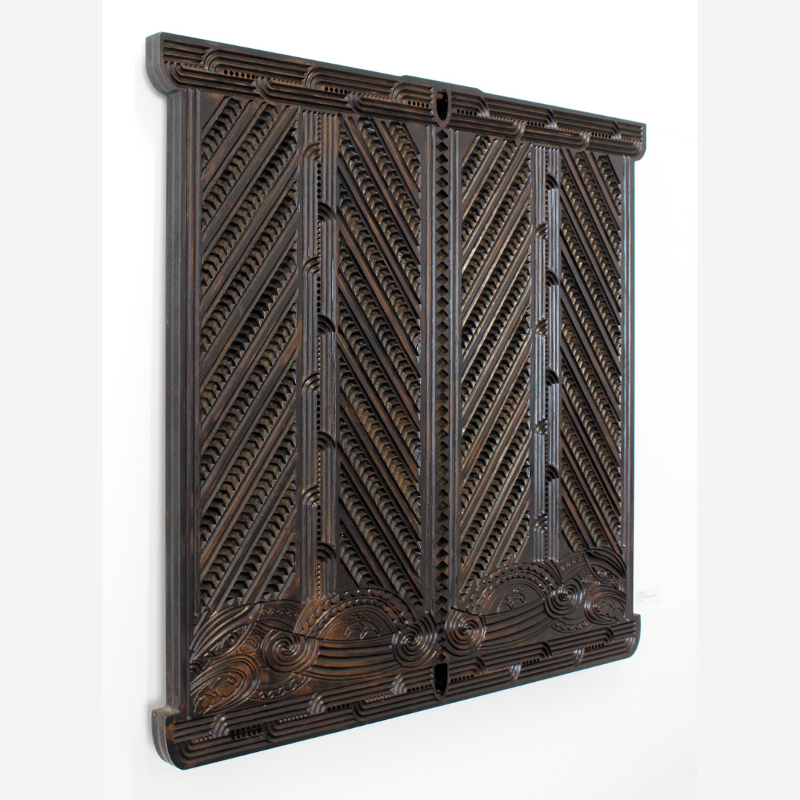 Rauponga Panel - Kahu Scott - Original Panel – Boyd-Dunlop Gallery