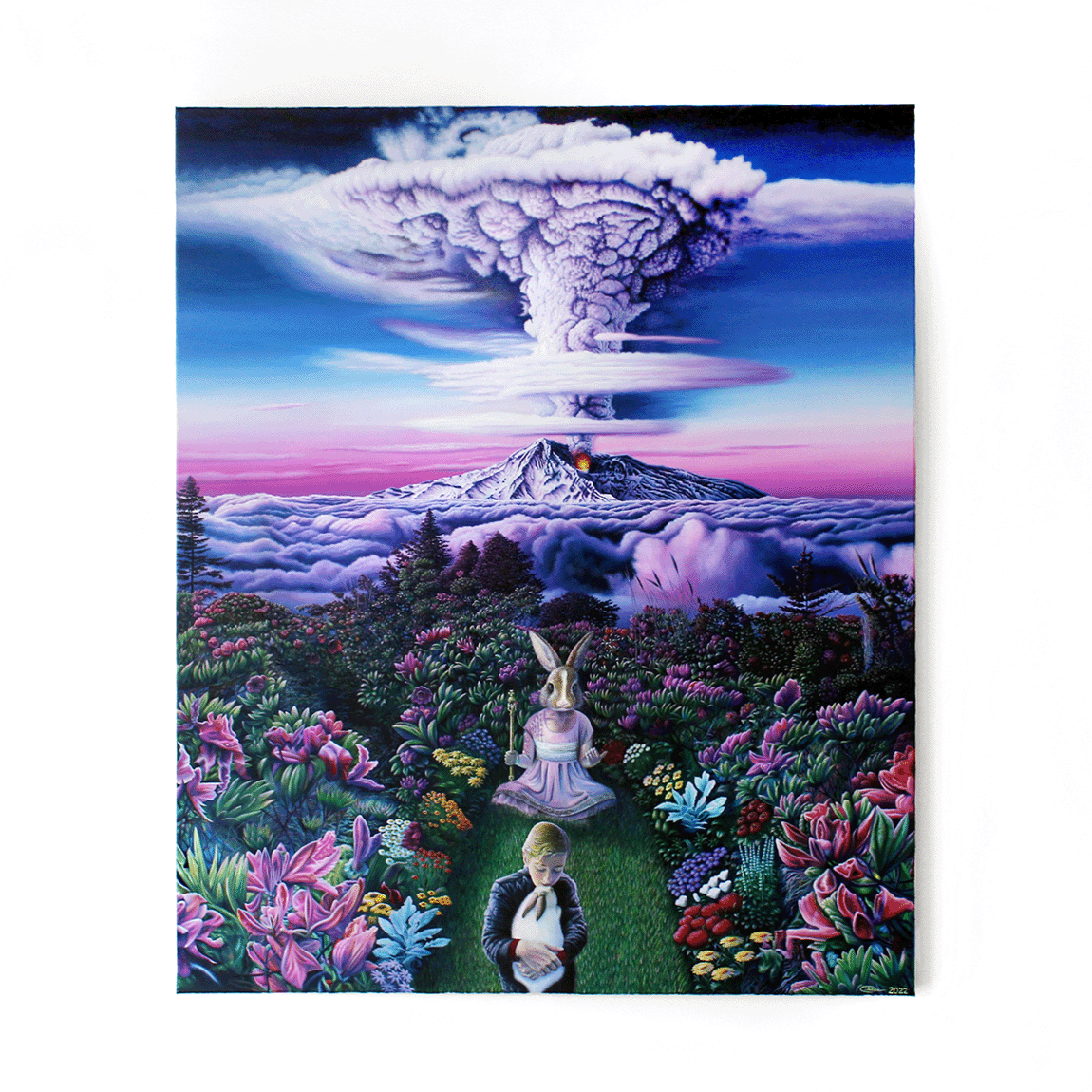 The Garden - Gareth Price - Original Oil Painting – Boyd-Dunlop Gallery