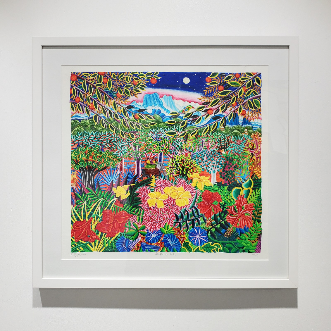 Elephant Ride, 1995 - Patrick Tyman - Original Oil Painting – Boyd ...